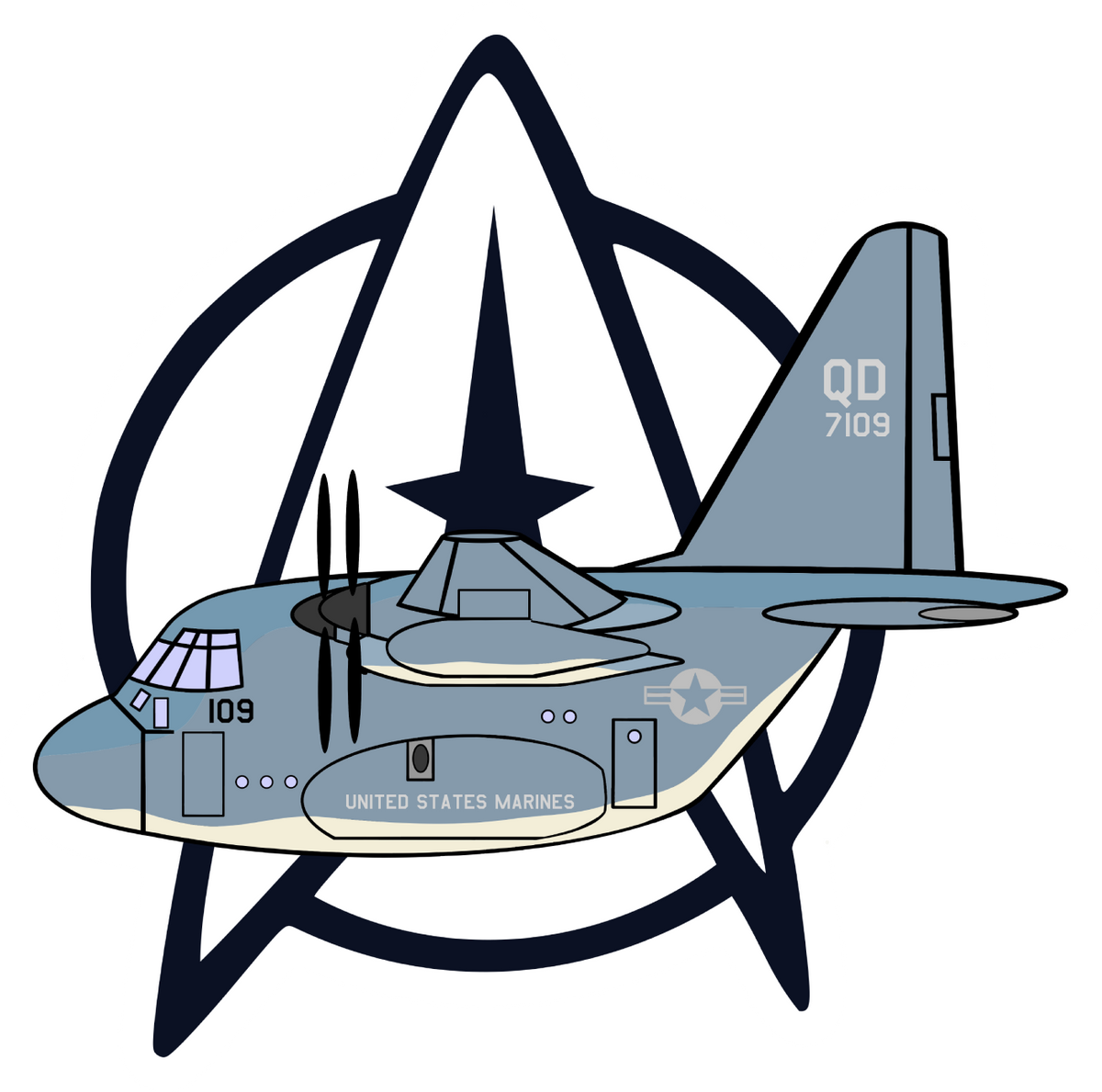 KC-130J Star Fleet Sticker – Cockpit Creations