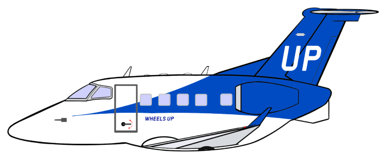 Phenom 300 Wheels Up Sticker Cockpit Creations