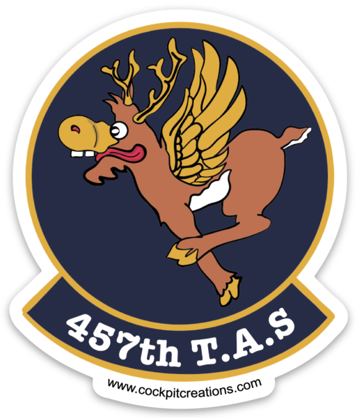 457th TAS Squadron Logo Sticker – Cockpit Creations