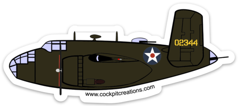 B-25 Doolittle Raider Sticker – Cockpit Creations