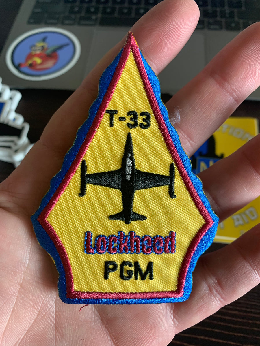 T-33 Lockheed PGM Patch – Cockpit Creations