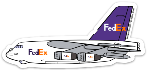 B-52 FedEx Sticker – Cockpit Creations