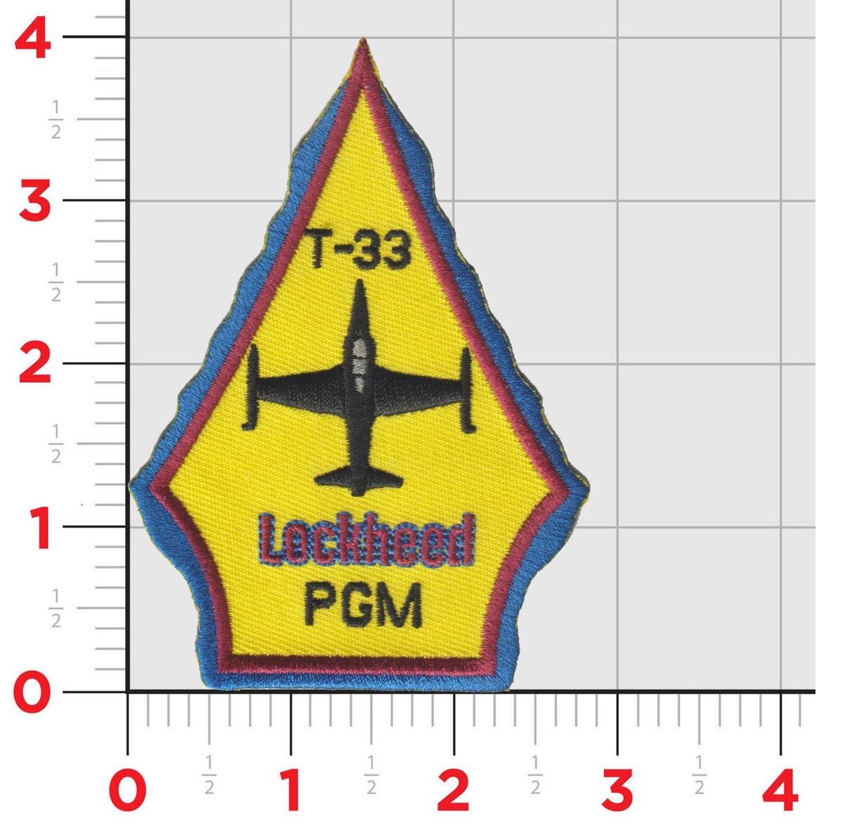 T-33 Lockheed PGM Patch – Cockpit Creations