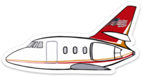 UP Falcon 2000 Sticker-Large – Cockpit Creations