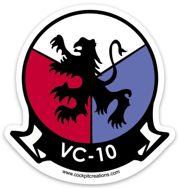 VC-10 Squadron Logo Sticker – Cockpit Creations