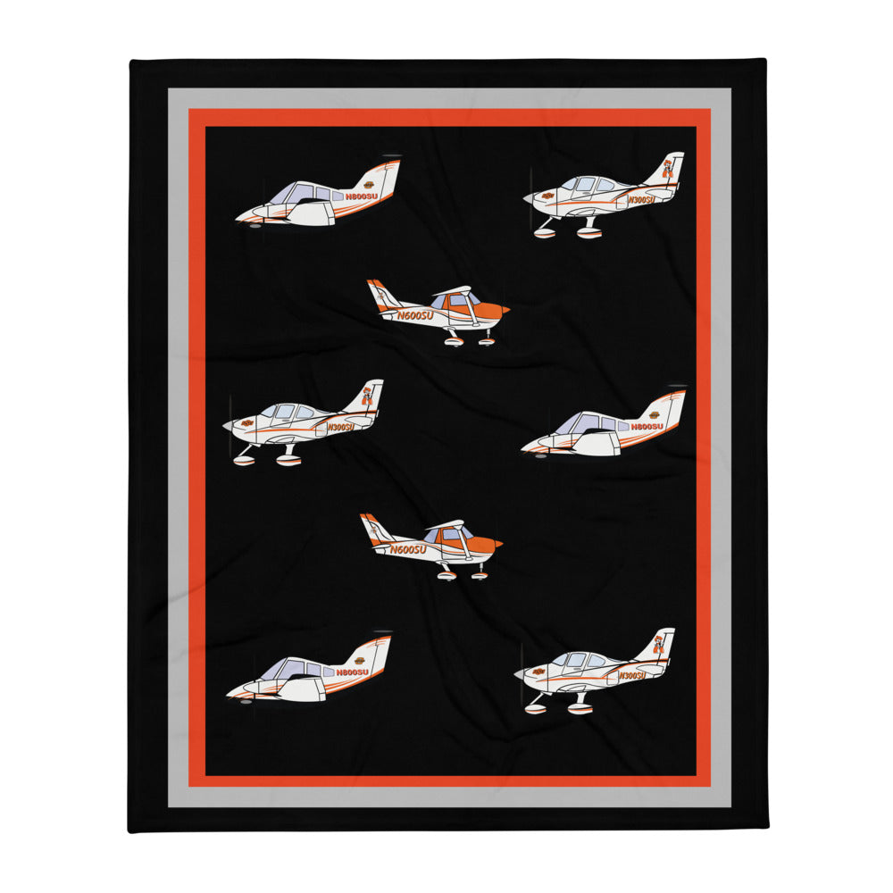 OSU Flying Aggies Throw Blanket – Cockpit Creations