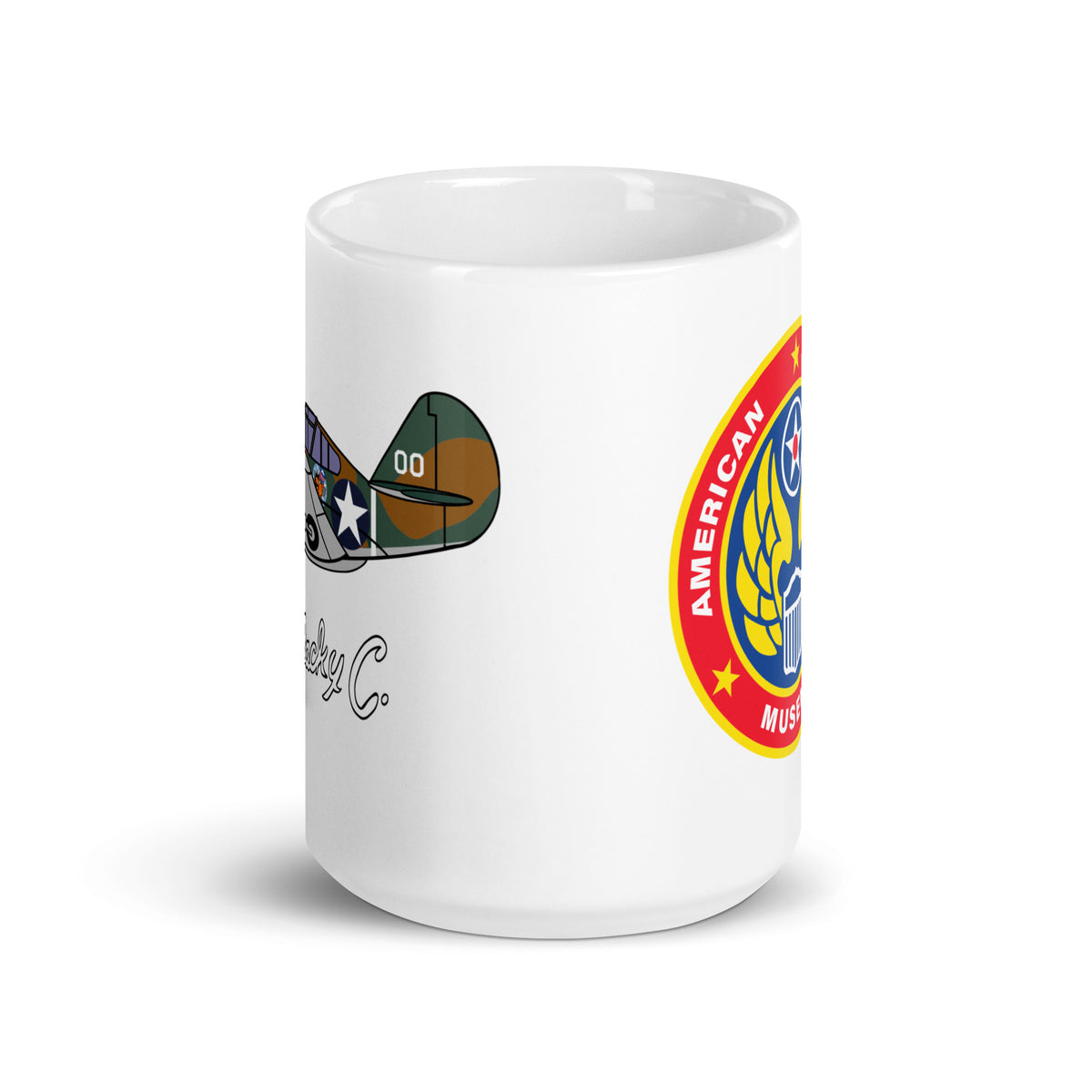 P-40 The Jacky C White glossy mug – Cockpit Creations